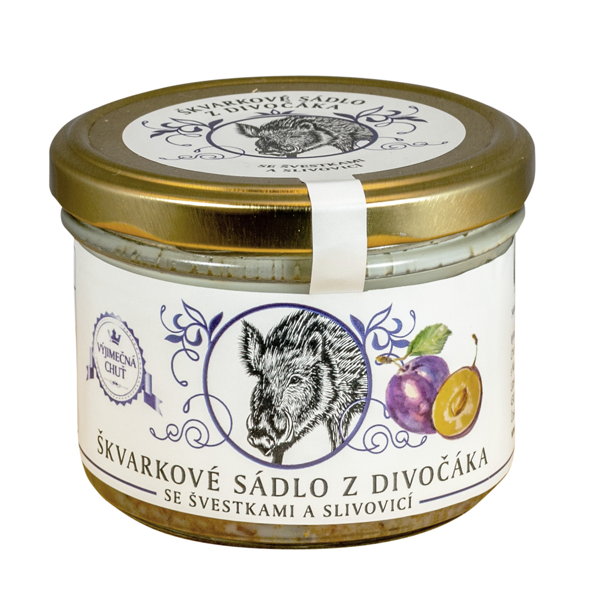 Škvarkové sádlo z divočáka - Natura Bohemica